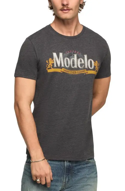 Lucky Brand Modelo Skulls Graphic Cotton T-shirt - Jet Black