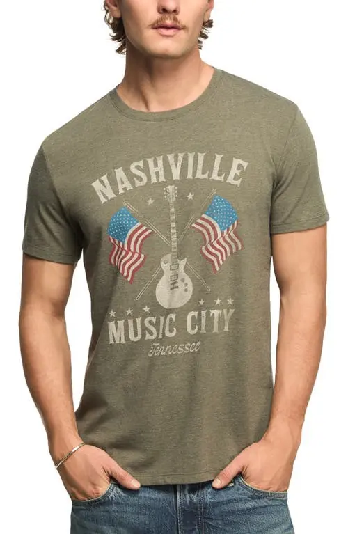 Lucky Brand Nashville Guitars Graphic T-shirt - Beetle