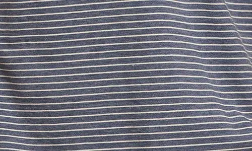 Lucky Brand Stripe Venice Burnout Henley - Blue Multi