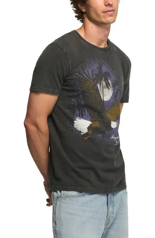 Lucky Brand Night Eagle Cotton Graphic T-shirt