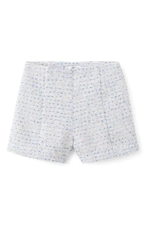 Mango Mid Rise Tweed Shorts