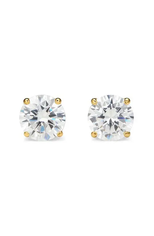D.LOUISE D. Louise Classic Tennis Stud Earrings With Cubic Zirconia - Gold