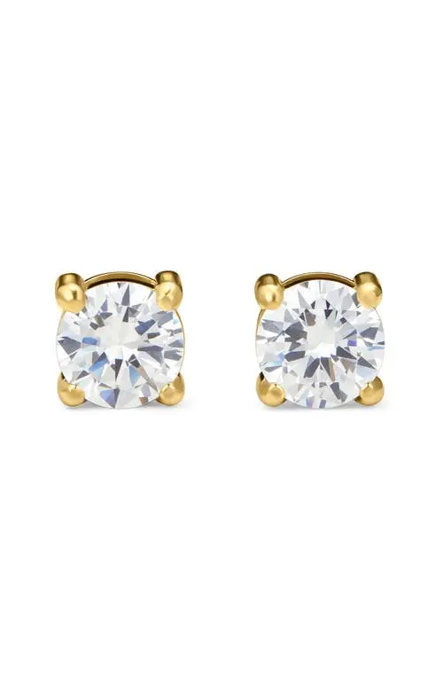 D.LOUISE D. Louise Classic Tennis Stud Earrings With Cubic Zirconia - Gold