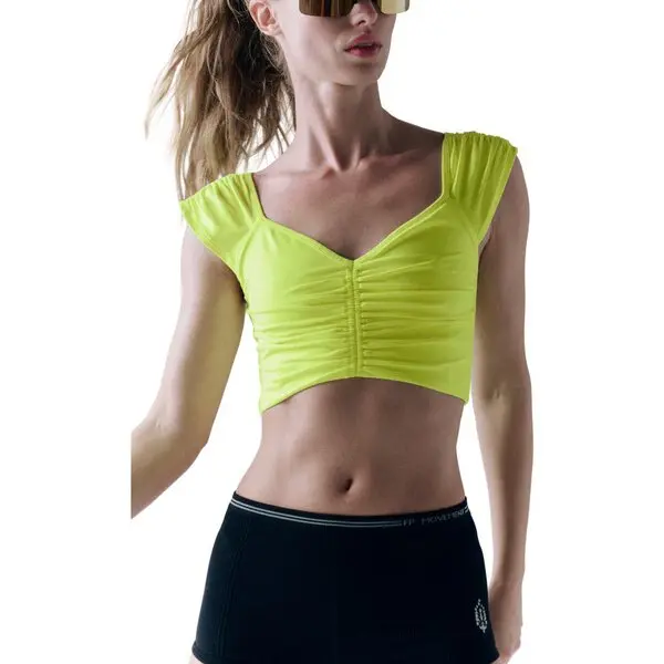 Free People Breathe Deeper Crop Top
