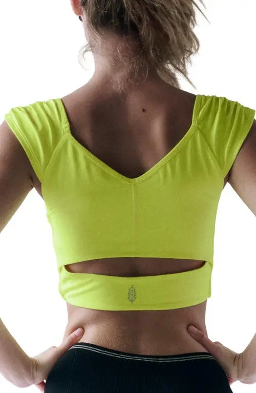 Free People Breathe Deeper Crop Top