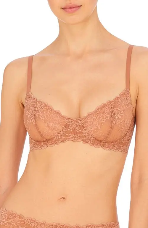 Natori Heavenly Lace Convertible Balconette Bra - Glow