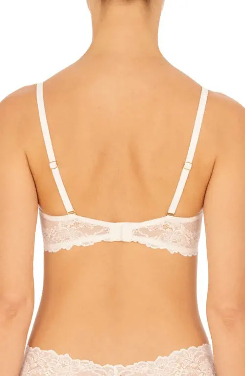 Natori Heavenly Lace Convertible Balconette Bra - White