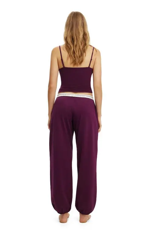 Cotton:on Dreamy Soft Balloon Leg Pant - Blackcurrant