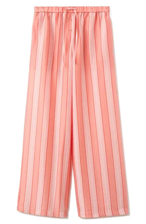 Mango Straight Fit Stripe Pants