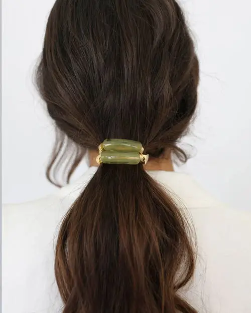 BY LILLA Champagne Capsule Bracelet Hairtie Set