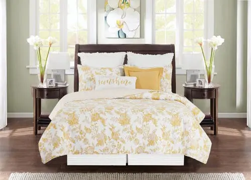 C&F HOME Good Morning Lumbar Cotton Blend Pillow 12" X 24