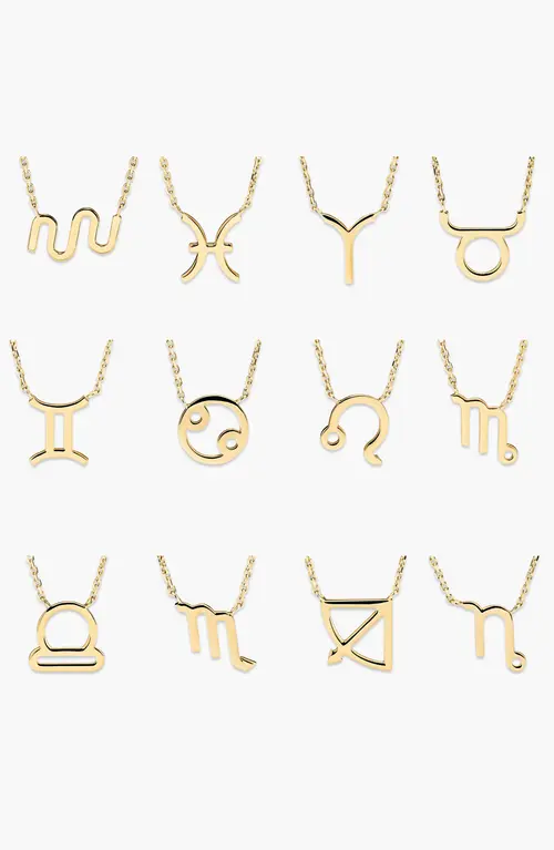 Mejuri Zodiac Sign Necklace - Aries