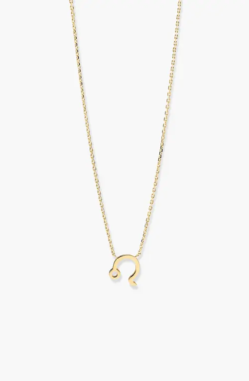 Mejuri Zodiac Sign Necklace - Leo
