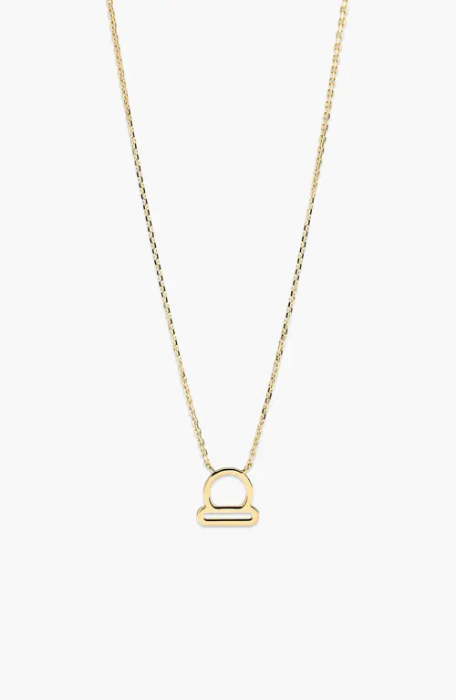 Mejuri Zodiac Sign Necklace - Libra