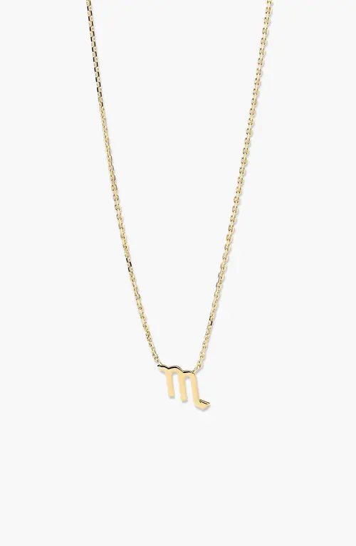 Mejuri Zodiac Sign Necklace - Scorpio