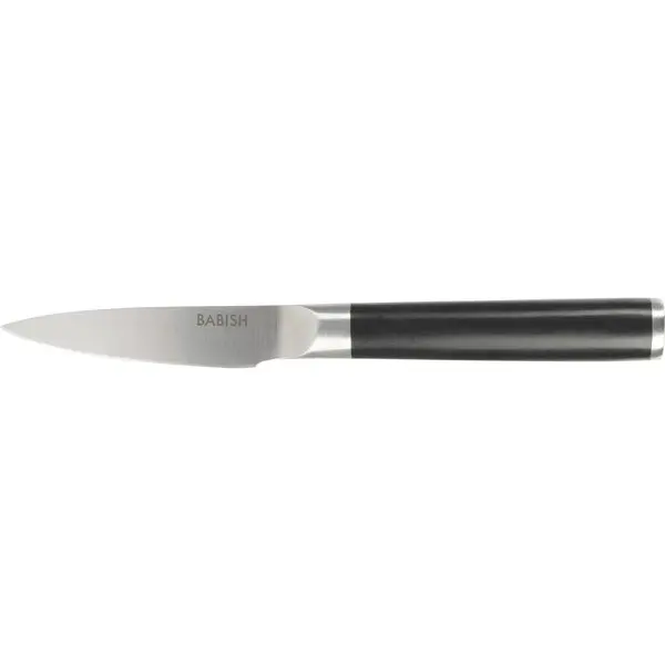 BABISH High Carbon 1.4116 German Steel 3.5 Inch Paring Knife - Silver