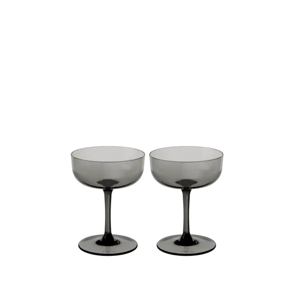 VILLEROY & BOCH Like Smoke Champagne / Dessert Bowl Pair