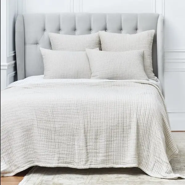ELISABETH YORK Lida Bedding Queen Quilt - Beige