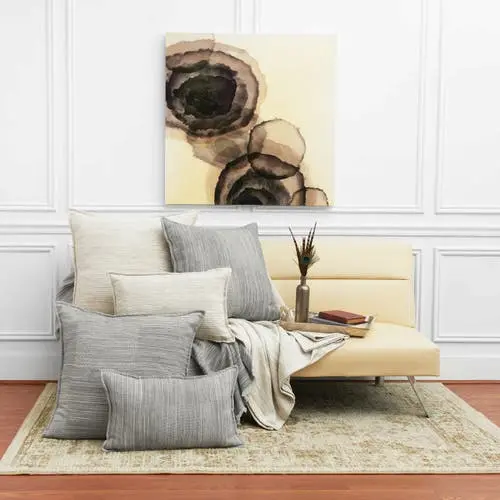ELISABETH YORK Beacon Ash Large Throw Blanket