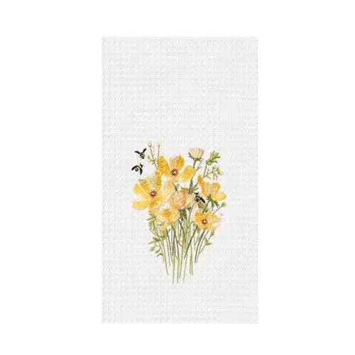 C&F HOME Honey And Dish Towel Dishtowel - White