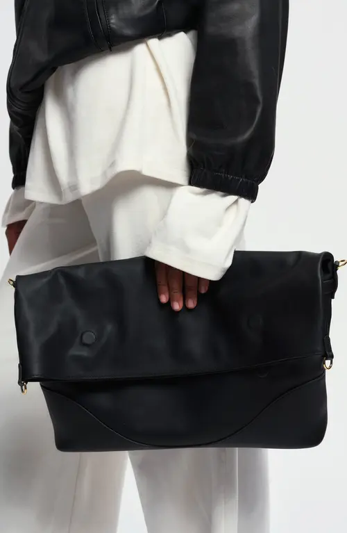 OLEADA Marina Foldover Bag - Onyx