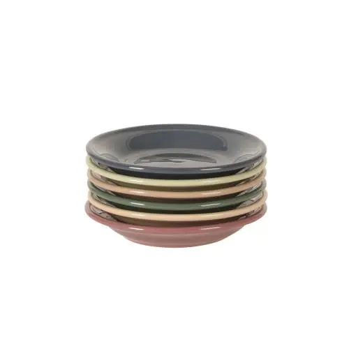 GIBSON HOME Sensations Stoneware Espresso Cup Set With Metal Rack