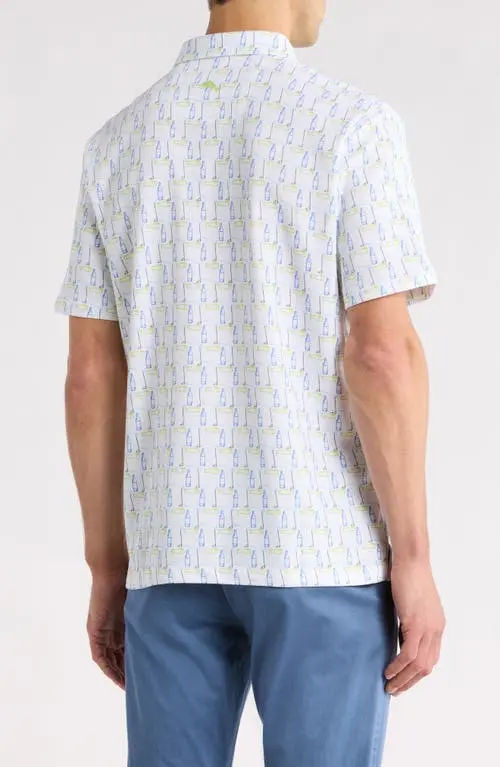 Tommy Bahama Big & Tall Emfielder Islandzone® Cocktail Polo - White