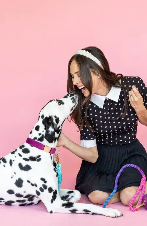 PINK PAPYRUS Pixie Rope Dog Leash