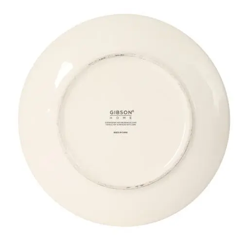 GIBSON HOME Stonebury Handpainted Stoneware Dinnerware Set - Blue