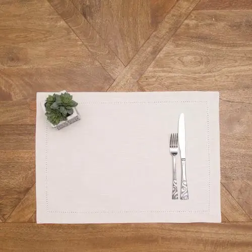 C&F HOME Set Of 6 Placemats 100% Cotton 14" X 20
