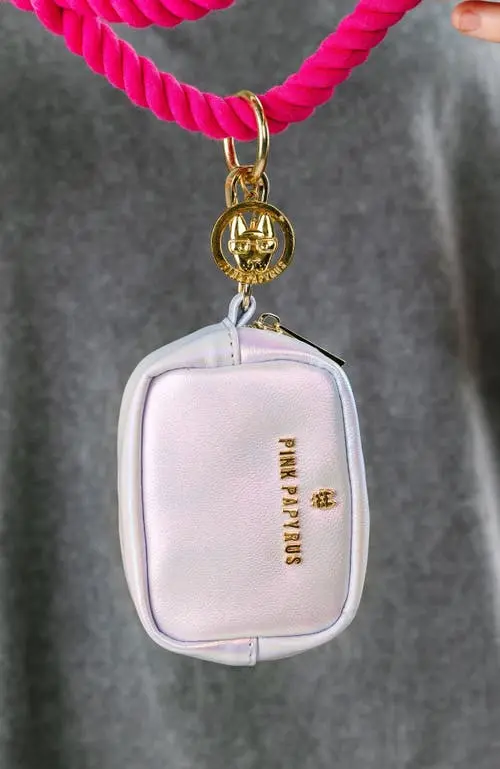 PINK PAPYRUS Dog Waste Bag Holder And Treat Pouch