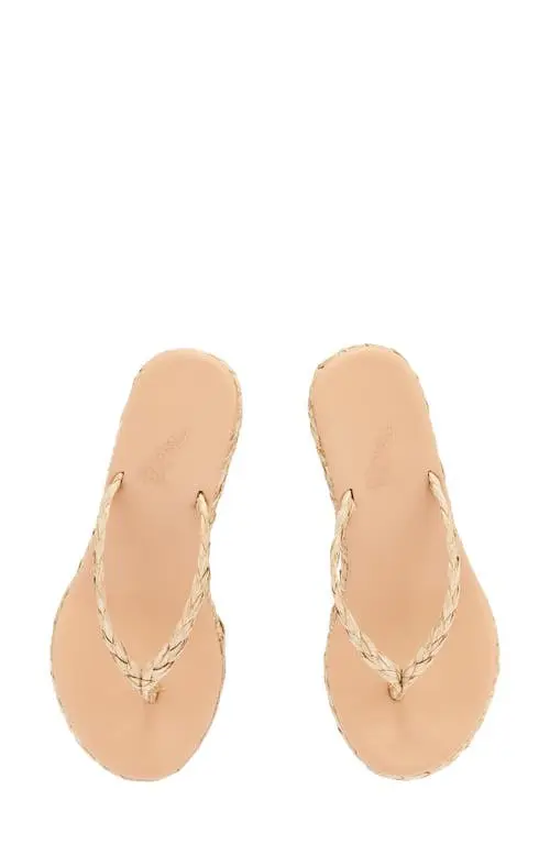 ANCIENT GREEK SANDALS Etheria Raffia Wedge Sandals