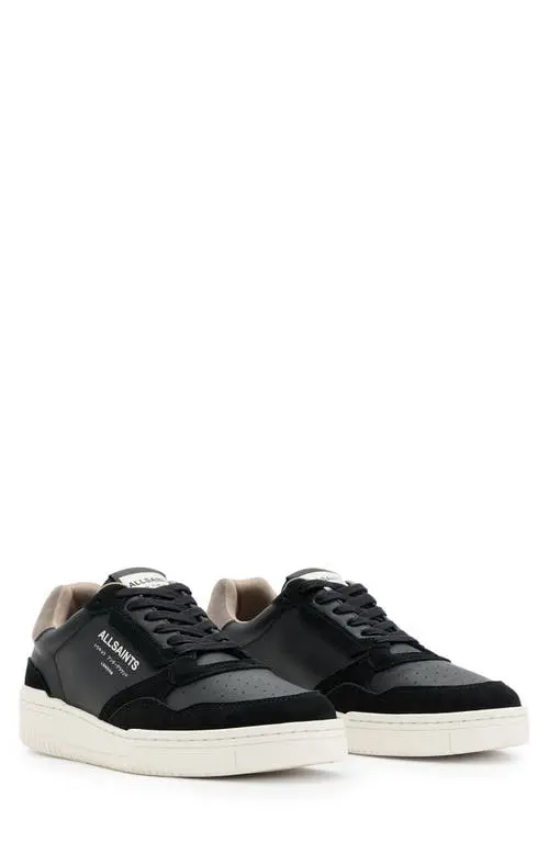 ALLSAINTS Regan Low Top Sneaker - Black/grey