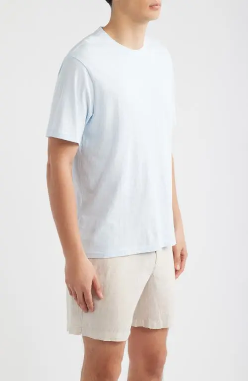 Nordstrom Slub Cotton Crewneck T-shirt - Blue Diamond