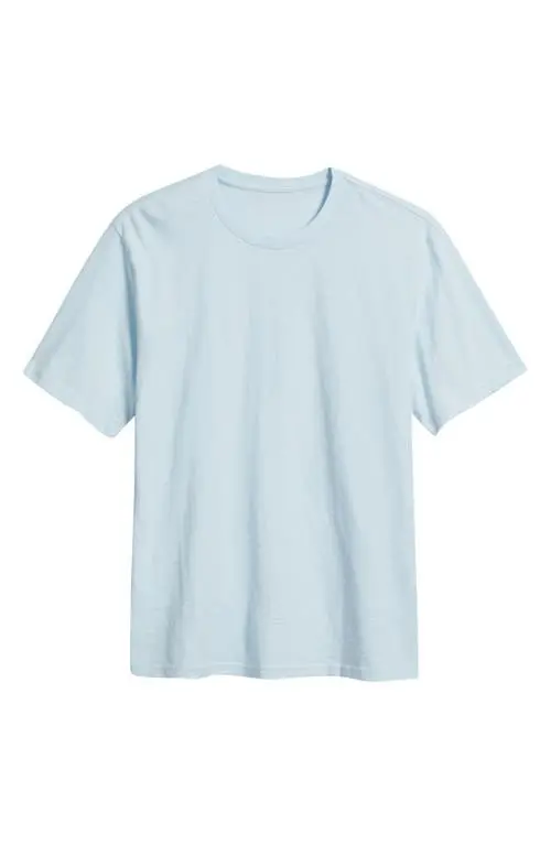 Nordstrom Slub Cotton Crewneck T-shirt - Blue Diamond