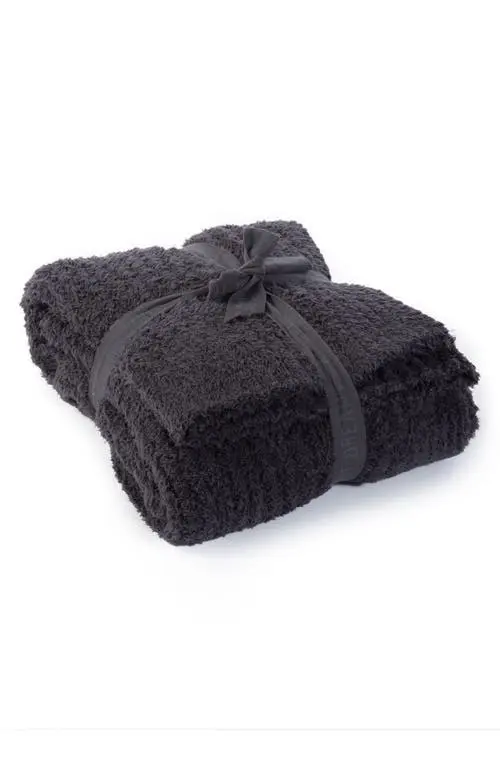 Barefoot Dreams Cozychic™ Rib Throw Blanket - Carbon