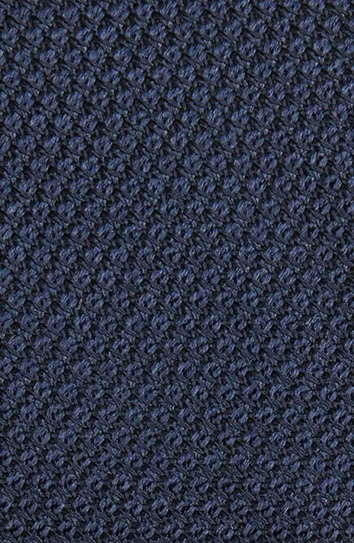 Thom Sweeney Silk Grenadine Neck Tie - Navy