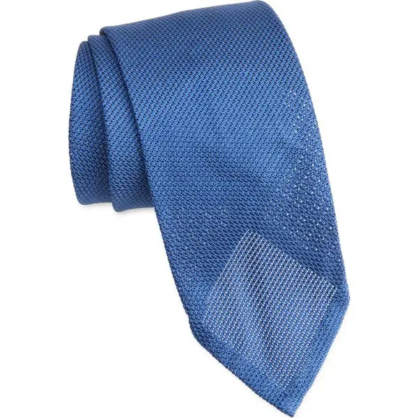 Thom Sweeney Grenadine Tie - Slate Grey