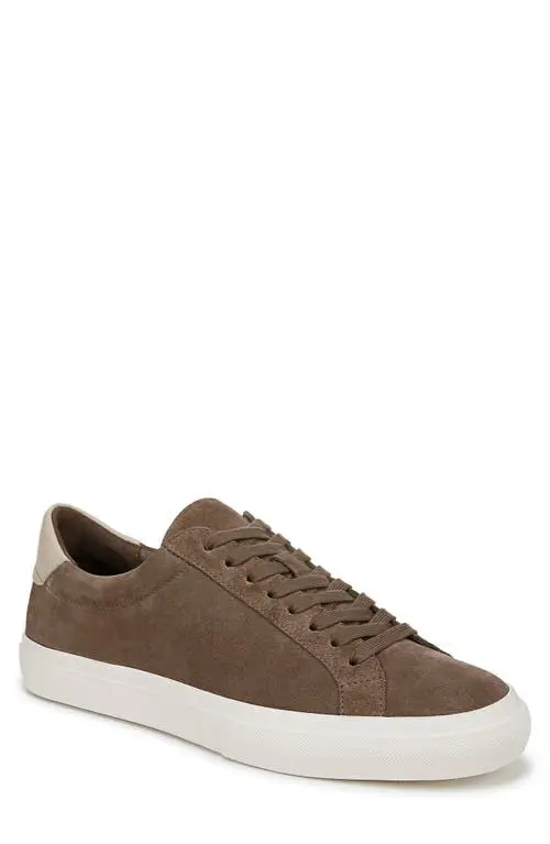 Vince Fulton Low Top Leather Lace-up Sneakers - Flint