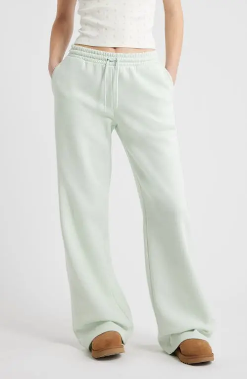 Bp. Baggy Wide Leg Sweatpants - Green Cloud