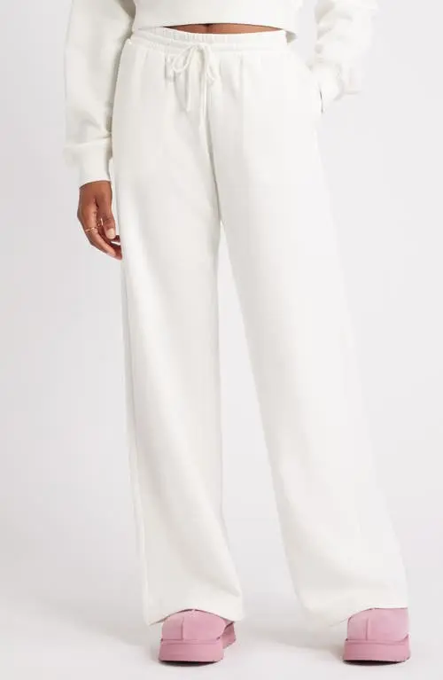 Bp. Baggy Wide Leg Sweatpants - Ivory