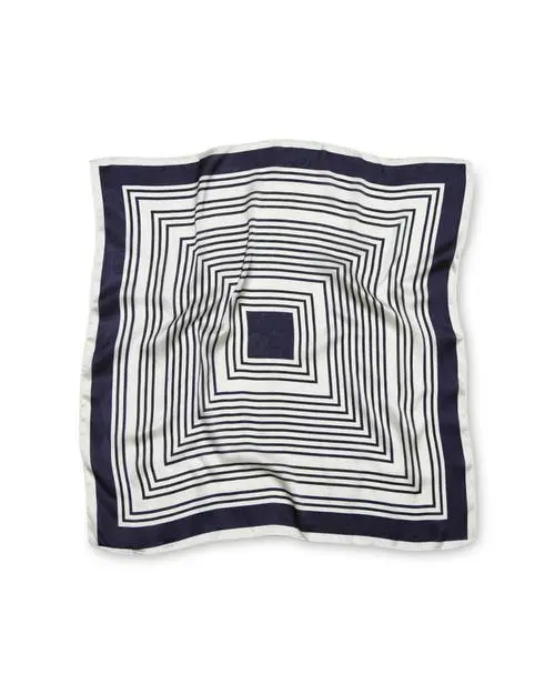 BELLE & BLOOM Labyrinth Fashion Scarf - Navy