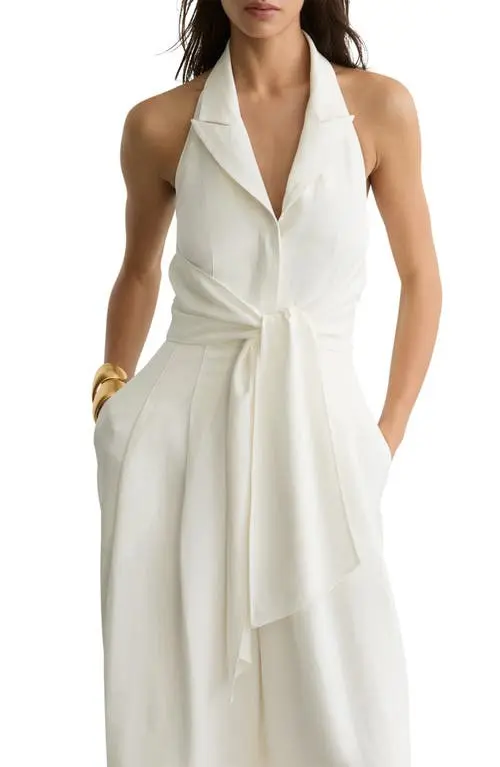 REISS Taya Wide Leg Jumpsuit
