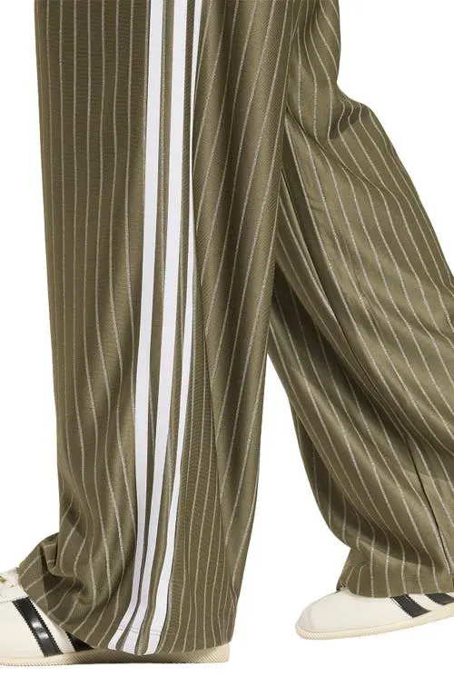 ADIDAS ORIGINALS Pinstripe Wide Leg Track Pants