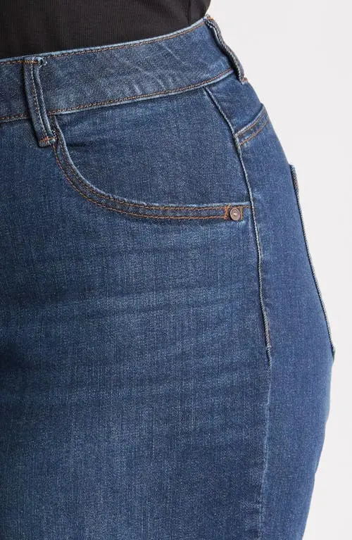 Wit & Wisdom High Waist Wide Leg Jeans