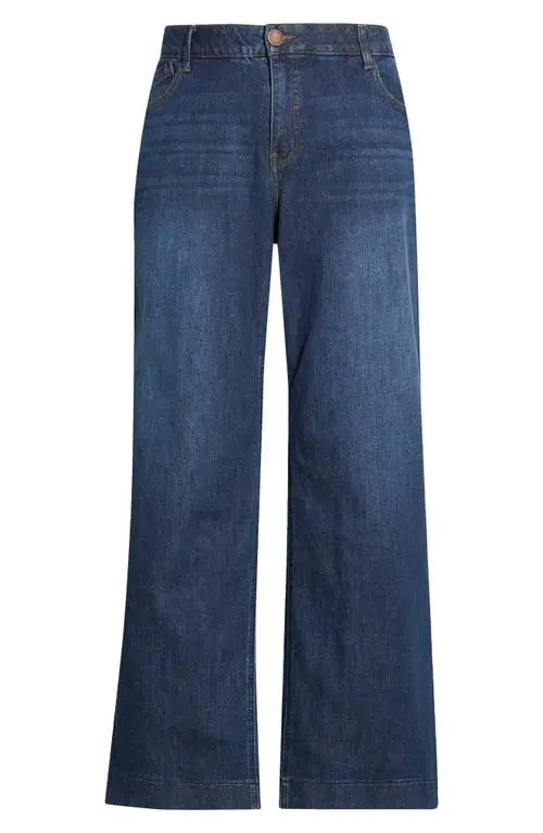Wit & Wisdom High Waist Wide Leg Jeans
