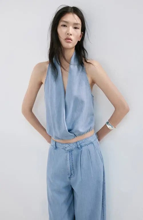 Mango Wide Leg Trouser Jeans