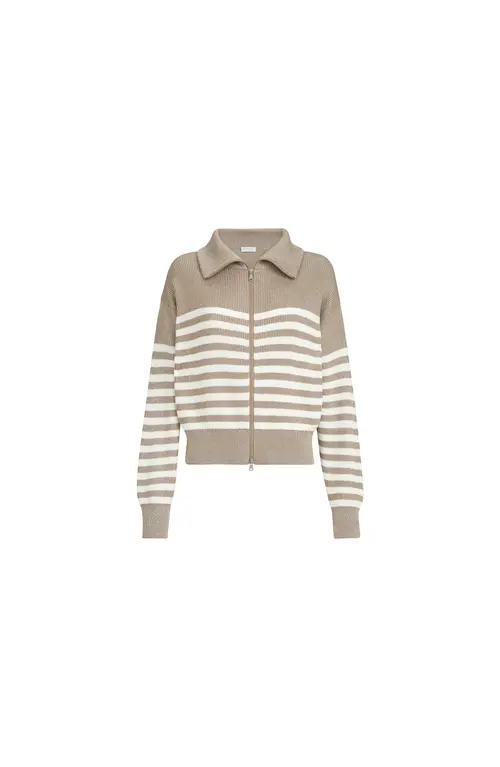 Brunello Cucinelli Sparkling Cotton Cardigan