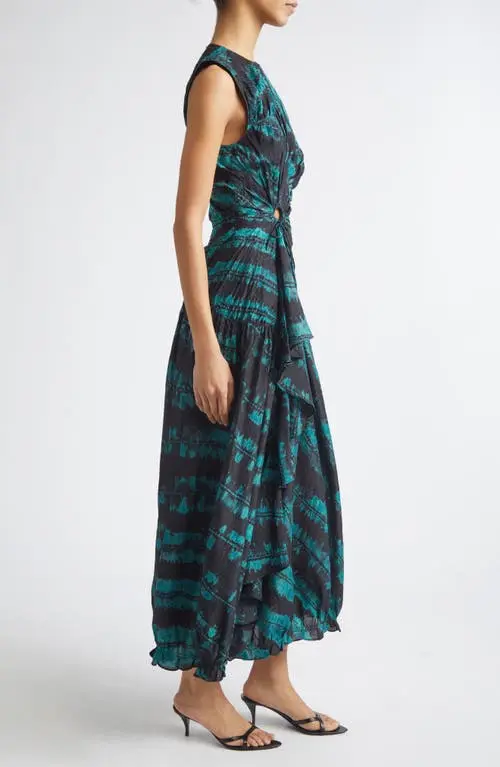 Ulla Johnson Veda Shibori Silk Dress