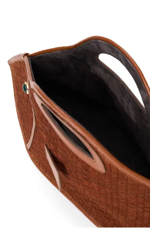 Staud Cleo Leather Fish Bag